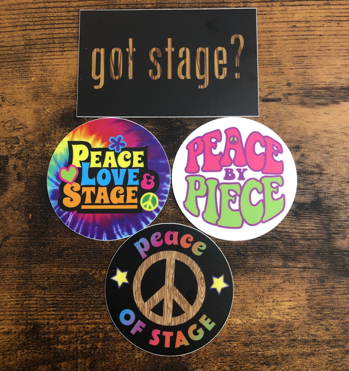 Peace of Stage Sticker Pack – Peace Of Stage LLC